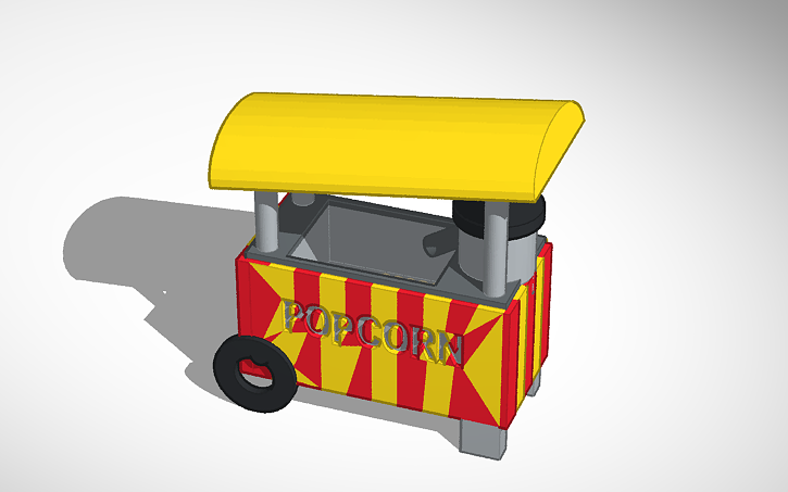 3d Design Popcorn Tinkercad
