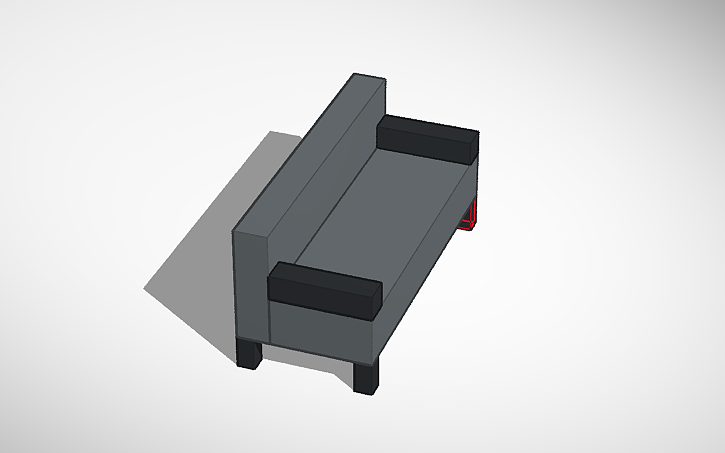 3D design sofa.stl - Tinkercad