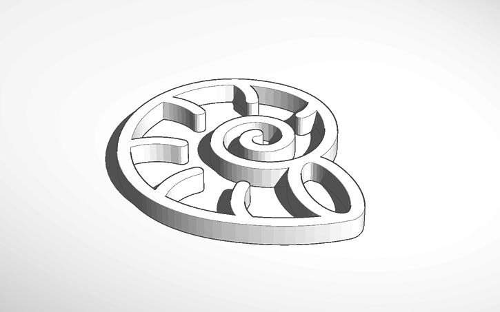 3D design Sea Shell - Tinkercad