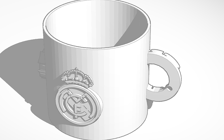 3D design Ronaldo cup Real Madrid - Tinkercad