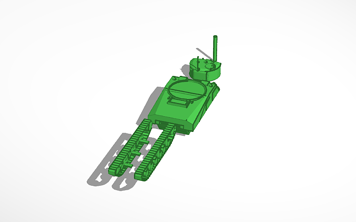 3D design M4 Sherman disassembled | Tinkercad