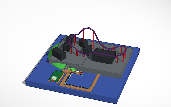 3D design Alcatraz Theme Park | Tinkercad