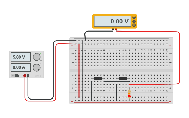 Circuit Design Or Using Diode Tinkercad
