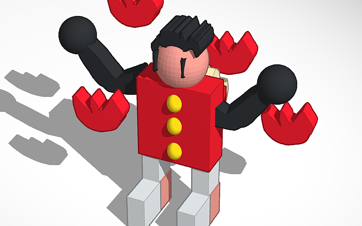 3D design Luffy gear 2 + bushoshoku haki | Tinkercad