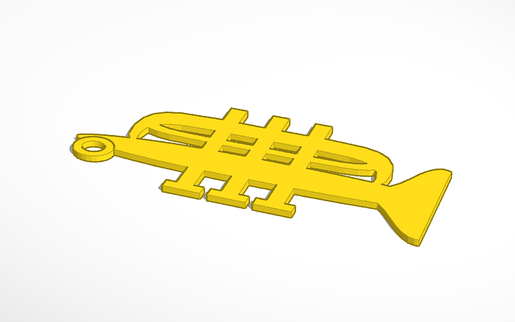 3D design Trumpet - Tinkercad