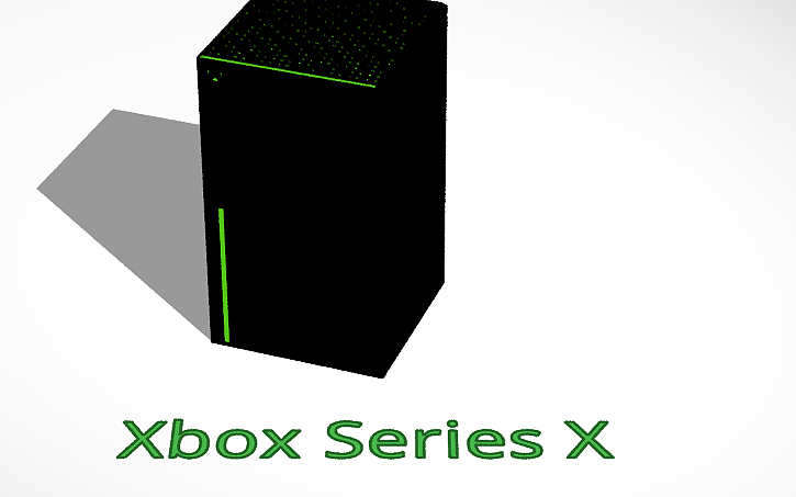 3D design Xbox Series X - Tinkercad