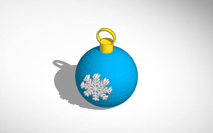 3D design Ornament - Tinkercad