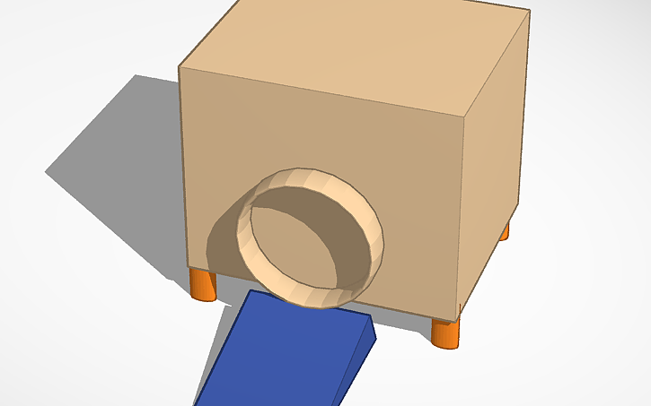 3D design Solid cat house - Tinkercad