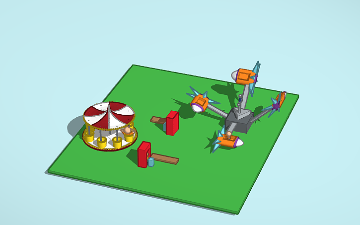 3D design park attraction - Tinkercad