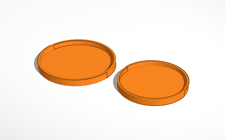 3D design Food Can Lid | Tinkercad