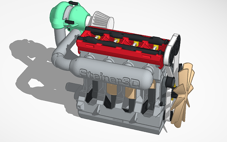 3D design 2jz - Tinkercad