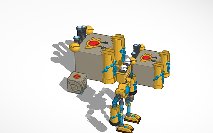 3D design My singing monsters Wubbox - Tinkercad