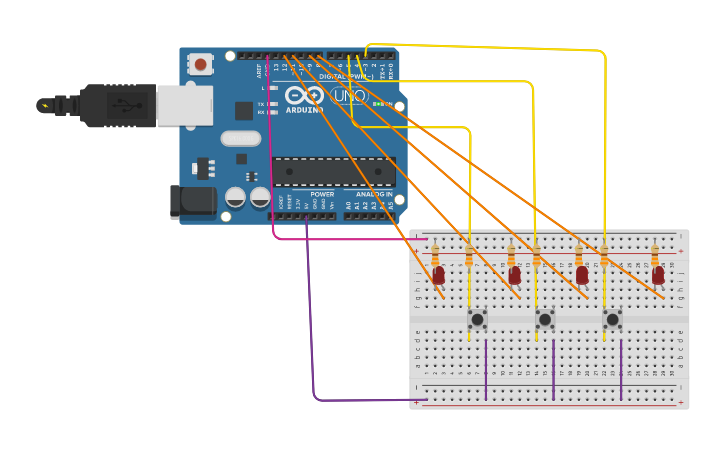 Circuit design IF-ELSE 2 | Tinkercad