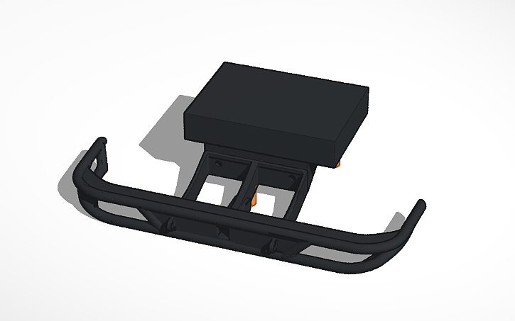 3D design NEW! WPL Rear Bar - Tinkercad