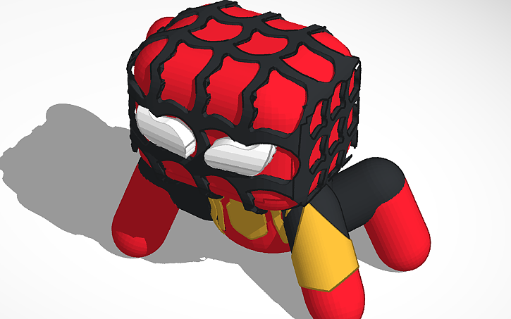 3D design spiderman - Tinkercad