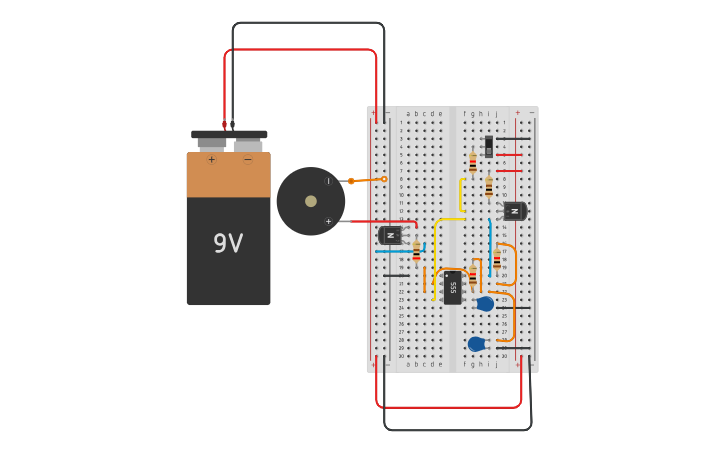 Circuit design biomed board - Tinkercad