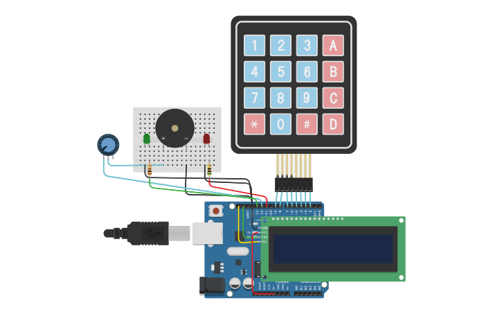 Circuit design Dynamite - Tinkercad
