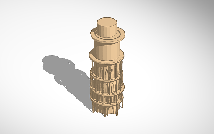3D design em31780 famous building - Tinkercad