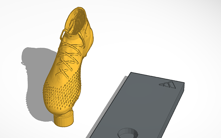 3D design Adidas Golden Shoe - Tinkercad