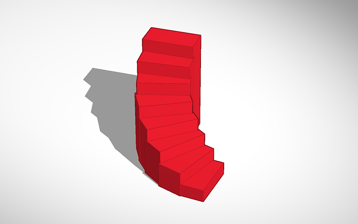 3D design Harry's staircase | Tinkercad