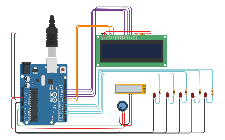 Circuit Design Bargraph De Led Tinkercad