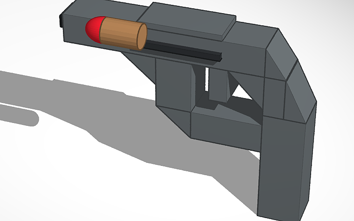 3D design Pistol & Bullet | Tinkercad