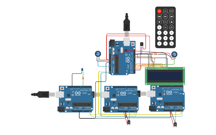 Circuit design Temp IR Project | Tinkercad