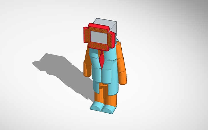 3D design Spotlight Man - Tinkercad
