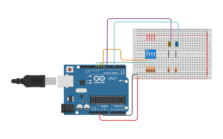 Circuit design T1- EXAMEN | Tinkercad