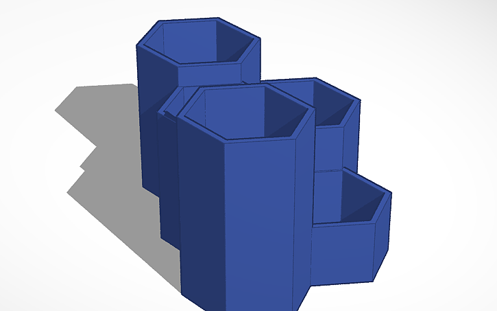 3D design Desk Caddy - Tinkercad