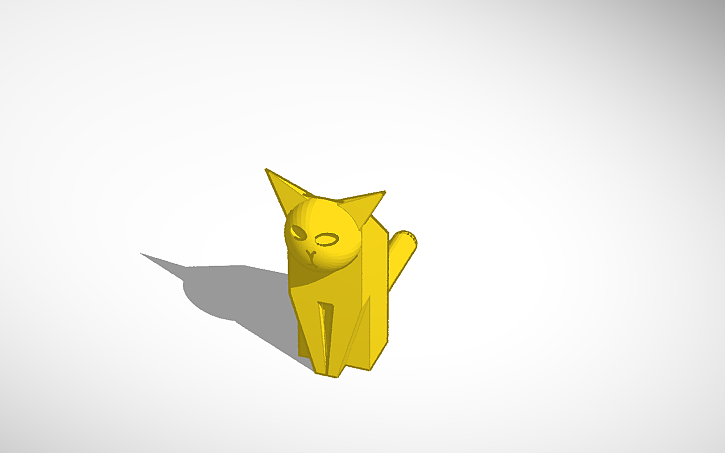 3d Design Cat Tinkercad