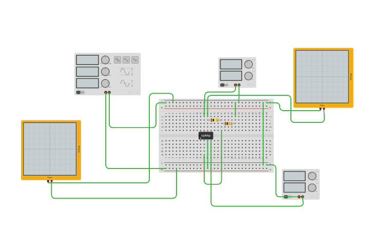 Circuit Design Non Inverting Tinkercad