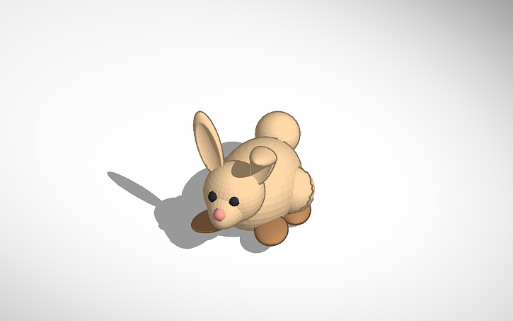 3D design 3D Bunny???? - Tinkercad