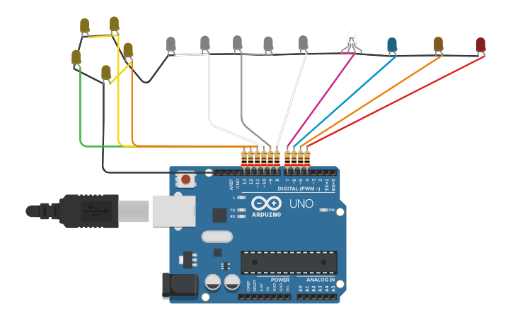 Circuit design tp 17 Pac-man | Tinkercad
