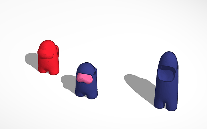 3D design Among US model - Tinkercad