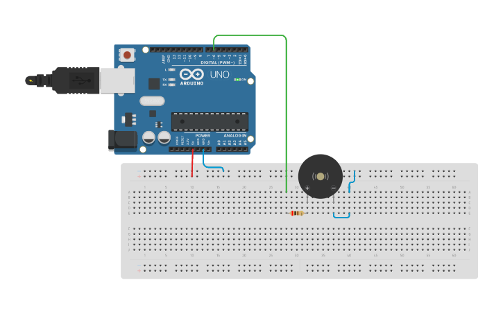Circuit design Musica con Buzzer Arduino - Tinkercad