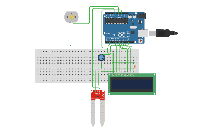 Circuit Design Humidity Sensor Tinkercad