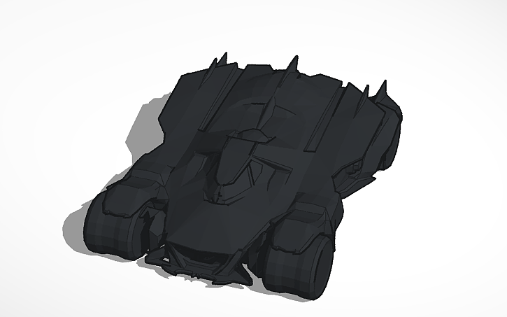 3D design batmobile - Tinkercad
