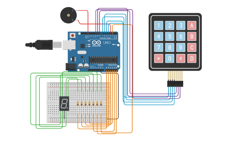 Circuit design LAB 4 - EMBEDDED - Tinkercad