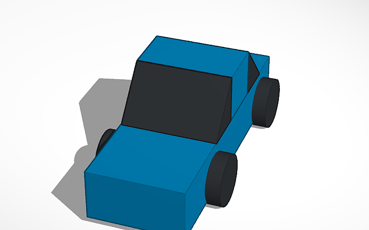 3D design car - Tinkercad