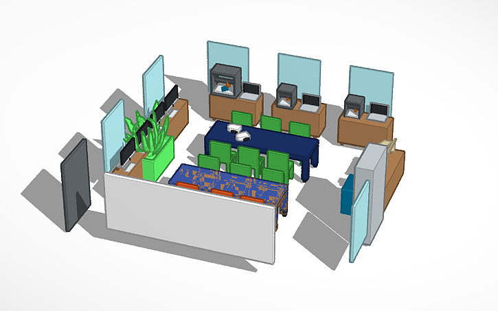 3D design Copy of CCPCS MakerSpace "The Nest" - Tinkercad