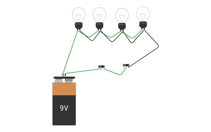 Circuit design MONTAJE 5 - Tinkercad