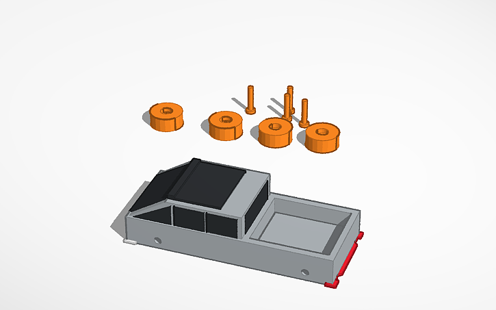 3D design toy car - Tinkercad