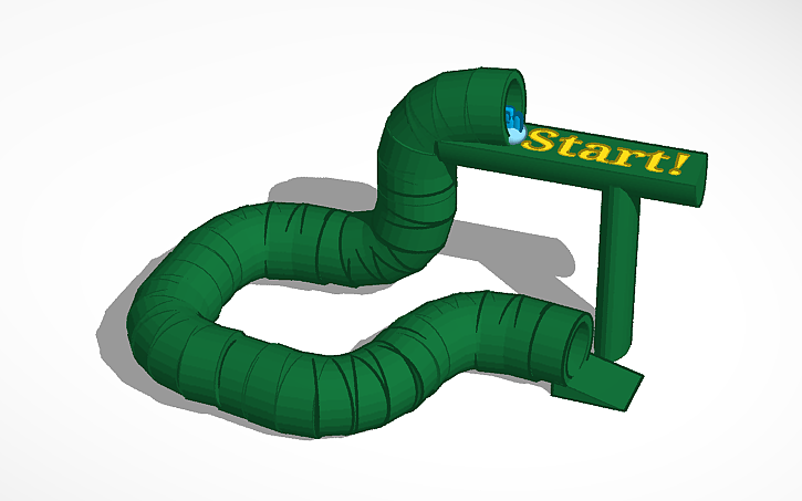 3D design Toy Car Slide - Tinkercad