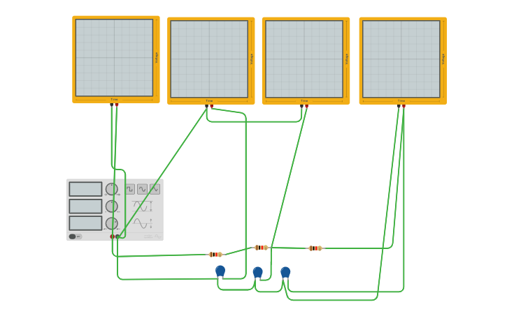 Circuit design Electronic Square - Tinkercad