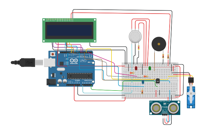 Circuit design Final Arduino | Tinkercad