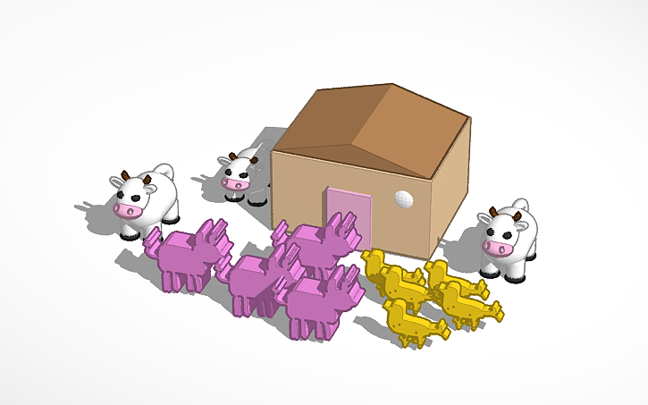 3D design la gran granja de bienca y tizi - Tinkercad