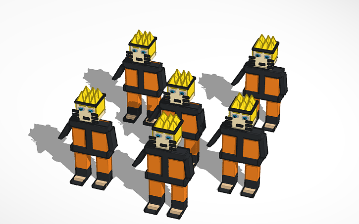 3D design Shadow Clone Jutsu!!!!!! - Tinkercad
