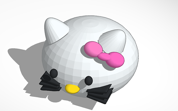 3D design hello kitty decapitada | Tinkercad