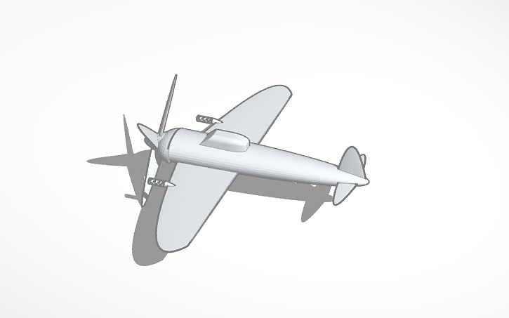 3D design spitfire - Tinkercad